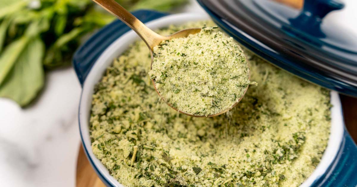 How to Make Basil Salt - Diabetes Strong