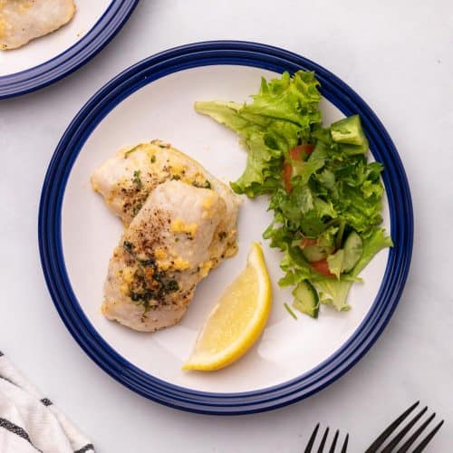 Baked Cod with Parmesan and Garlic Butter - Diabetes Strong