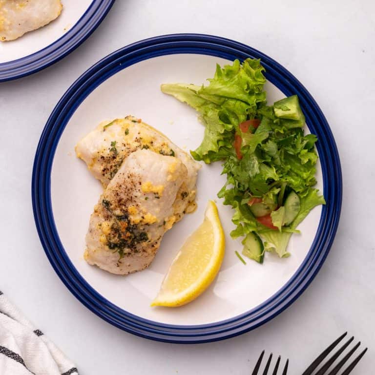 Baked Cod with Parmesan and Garlic Butter - Diabetes Strong