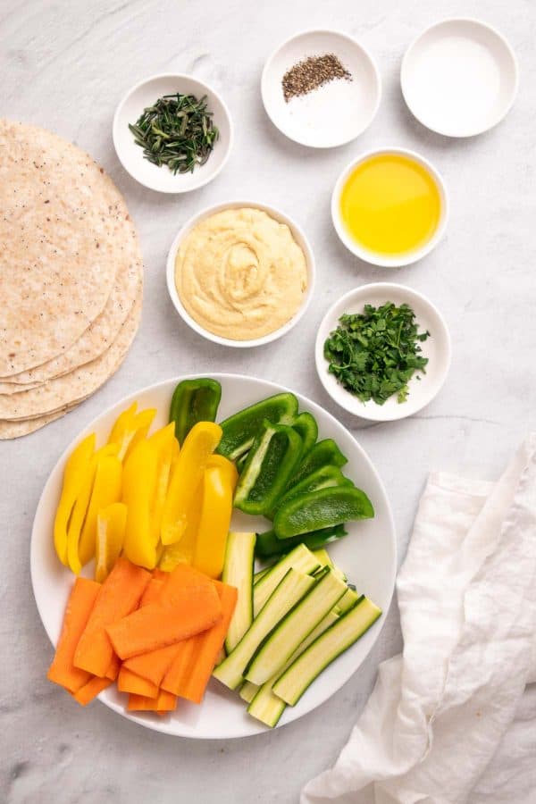 Grilled Veggie Wraps - Diabetes Strong