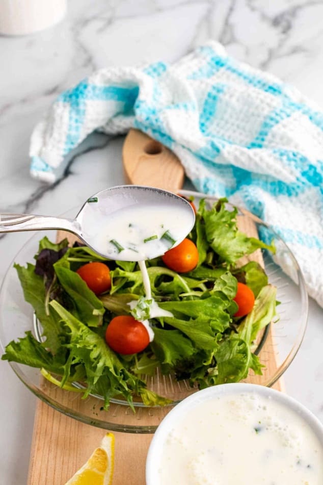 Creamy Lemon-Chive Dressing - Diabetes Strong