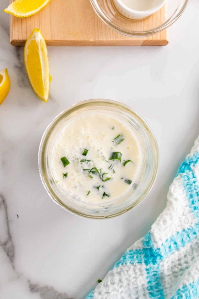Creamy Lemon-Chive Dressing - Diabetes Strong