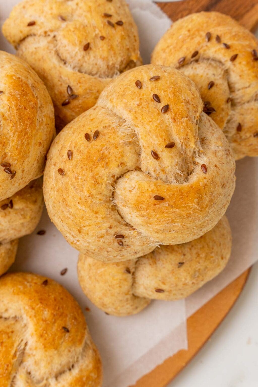 Whole Wheat Flax Dinner Rolls - Diabetes Strong