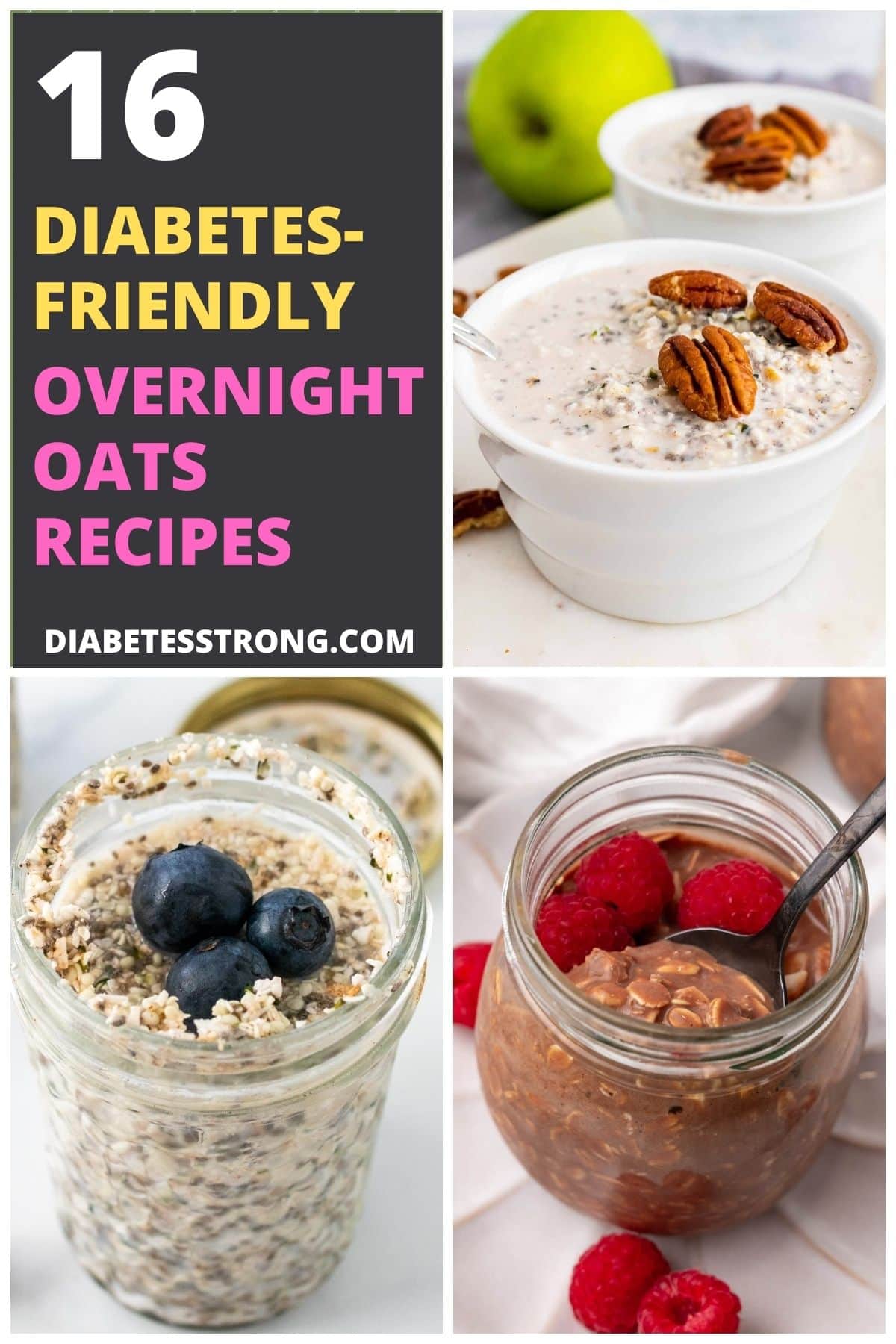 9 Diabetes-Friendly Overnight Oats Recipes (Low-Carb) - Diabetes Strong